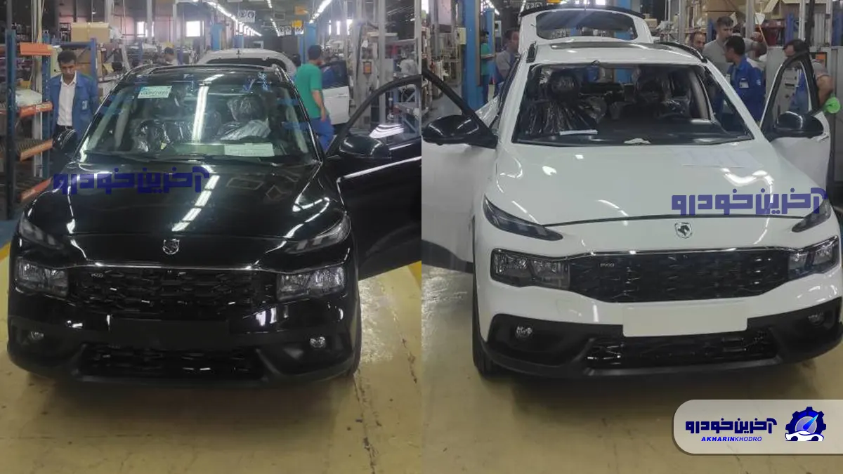 اولین تصاویر ری را در خط تولید ایران خودرو - آخرین خودرو