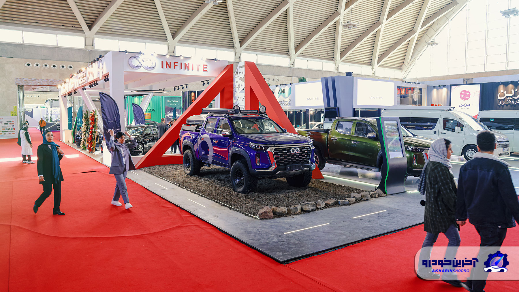 نگاهی به غرفه گروه صنعتی ایران روور در ششمین نمایشگاه خودرو تهران ...