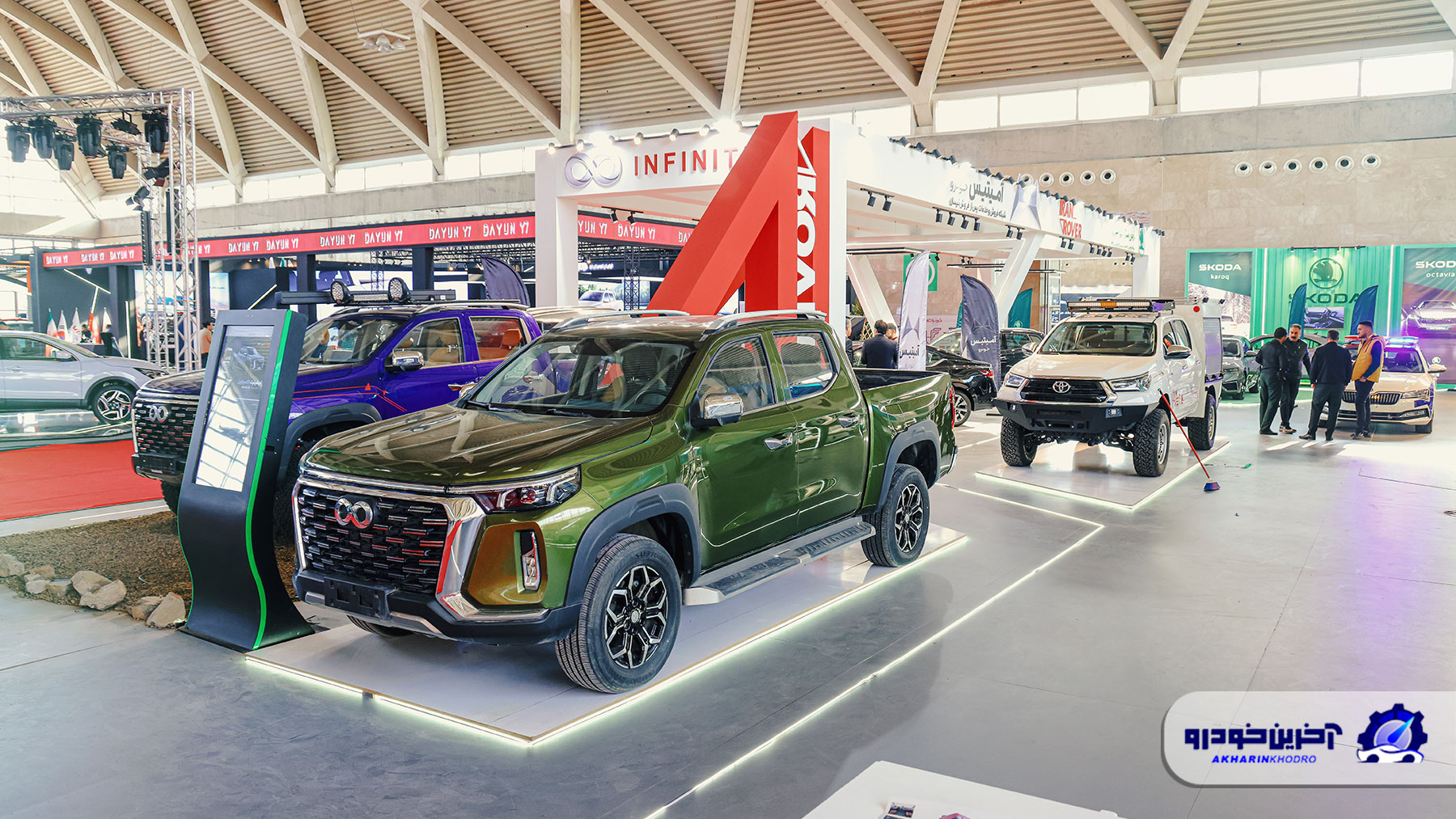 نگاهی به غرفه گروه صنعتی ایران روور در ششمین نمایشگاه خودرو تهران ...